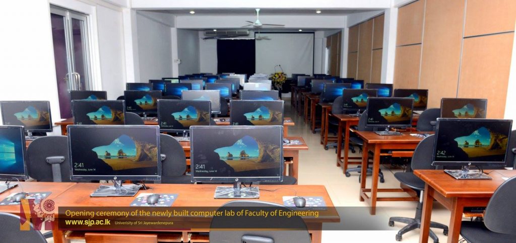 Opening ceremony of Computer lab (2) - USJ - University of Sri ...