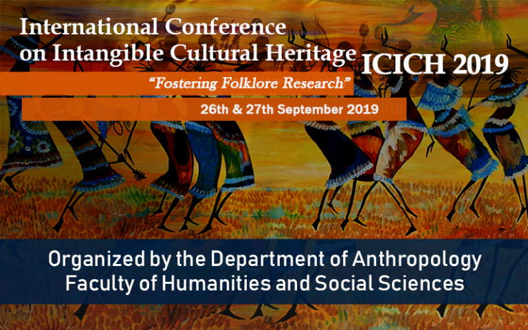International Conference on Intangible Cultural Heritage (ICICH 2019) - USJ - University of Sri ...