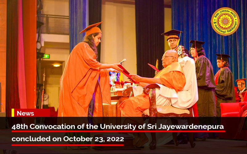 Convocation Archives - USJ - University of Sri Jayewardenepura, Sri Lanka