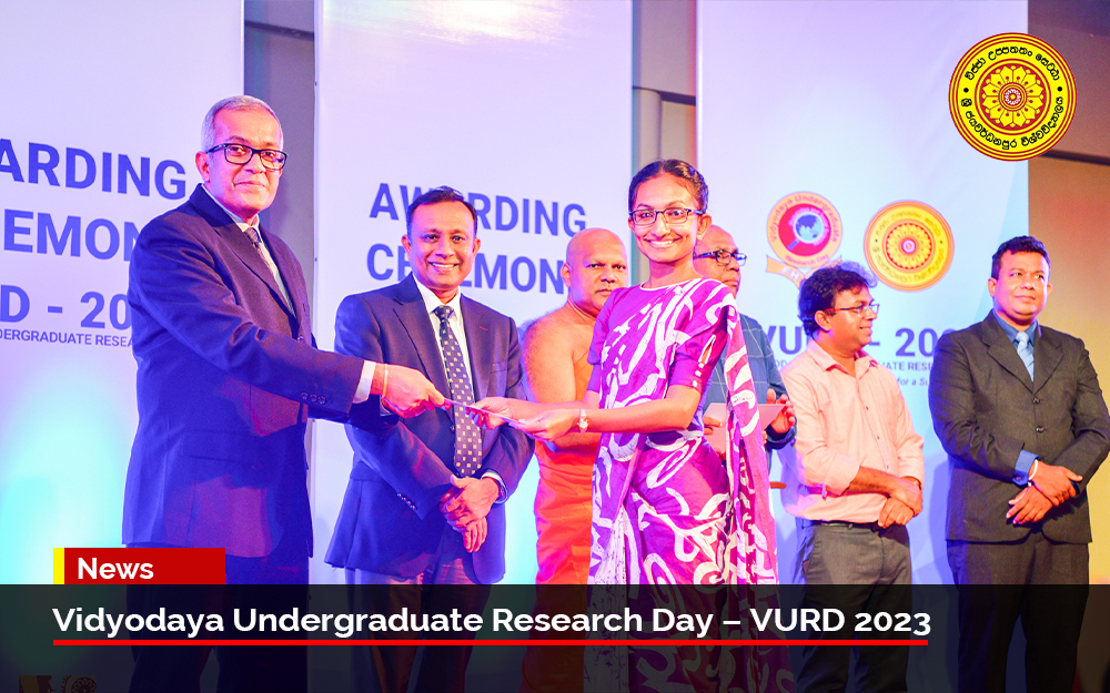 Vidyodaya Undergraduate Research Day – VURD 2023 - USJ - University of ...