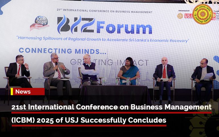 21st International Conference on Business Management (ICBM) 2025 of USJ Successfully Concludes ...